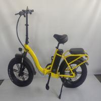China Kenda 20*4.0 Tire and Wellgo Pedal 48V 750W Folding Electric Bike for Beach Cruiser for sale