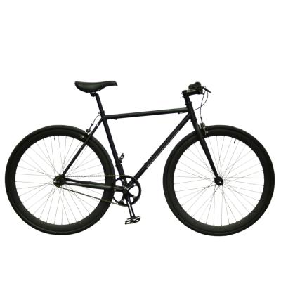 China Quando Hub Black Color Customize 700x28C Steel Frame Vintage Fixie Fixed Gear Bicycle for sale