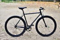 China Quando Hub Black Color Customize 700x28C Steel Frame Vintage Fixie Fixed Gear Bicycle for sale