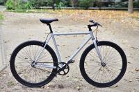 China Quando Hub Black Color Customize 700x28C Steel Frame Vintage Fixie Fixed Gear Bicycle for sale