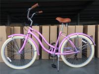 China 26 inch Women's Step Through 7 Speed Beach Cruiser Bike with Big and Comfortable Seat for sale