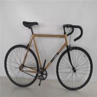 China Retro Vintage 700C Single Speed Chrome Racing Cycle with KMC Chain and Lasco Crank Set for sale