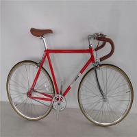 China Retro Vintage 700C Single Speed Chrome Racing Cycle with KMC Chain and Lasco Crank Set for sale
