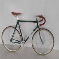 China Retro Vintage 700C Single Speed Chrome Racing Cycle with KMC Chain and Lasco Crank Set for sale