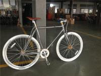 China Retro Vintage 700C Single Speed Chrome Racing Cycle with KMC Chain and Lasco Crank Set for sale
