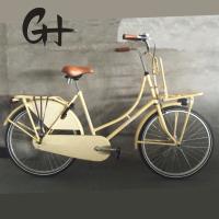 China 28inch Old Man City Bike Classic Dutch Bike with Lugged Steel Frame and Double V Brake for sale
