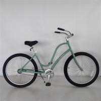 China 26 Inch Step Through Beach Cruiser Bicycle with Aluminum Alloy Frame and Single Gear for sale