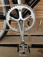 China Vintage Fixed Gear Bike Bicycle for Adult Road Racing 2023 Wellgo Pedal Lasco Crank Set for sale