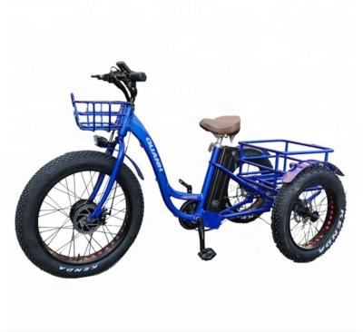 China 750W Electric Cargo Tricycle with Lithium Battery and Range of 31-60 km for sale