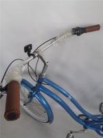 China 26 Inch Aluminum Alloy Frame 7 Speed Vintage Beach Cruiser Bike with Rear Carrier for sale