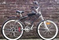 China Electric Beach Cruiser Bicycle with 50cc Motor 2015 Model Steel Frame Electric Included for sale