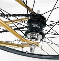 China Aluminum Alloy Rim 80MM 700C Lugged Frame CR-MO 4310 Steel SRAM 2S Bicycle with Steel Fork for sale