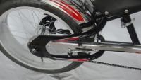 China Chopper Bike Black Low Rider Fashion Bike with F Disc Brake R V-Brake Technology for sale