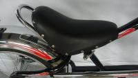 China Chopper Bike Black Low Rider Fashion Bike with F Disc Brake R V-Brake Technology for sale