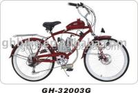 China Get Your Hands on the Guanhao 26inch Adult Gas Motor Beach Cruiser Bike Alloy V Brake for sale
