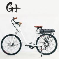 China 500W/48V/14Ah Rear Rack Lithium Battery Electric City Bike for Women Lady 35KM/H for sale