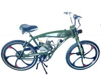 China 80CC Gas Bike Motorized Bicycle Chopper Fork 40-60km/h Max. Speed 2-Stroke or 4-Stroke for sale