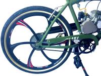 China 80CC Gas Bike Motorized Bicycle Chopper Fork 40-60km/h Max. Speed 2-Stroke or 4-Stroke for sale