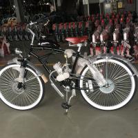 China 26 Inch Cruiser Motor Bike Bicycle with 4 Stroke Gas Motor Petrol Engine Kit V Brake for sale