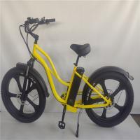 China 26 inch Bafang Motor 750W 48V 5 Spokes Step Through Big Tires Fat Tyre Electric Bikes for sale