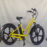 China 26 inch Bafang Motor 750W 48V 5 Spokes Step Through Big Tires Fat Tyre Electric Bikes for sale