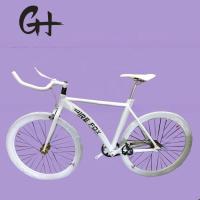 China ODM Logo OEM Color 700C Single Speed Track Bike with Lightweight Aluminum Frame and Fork for sale