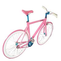 China ODM Logo OEM Color 700C Single Speed Track Bike with Lightweight Aluminum Frame and Fork for sale