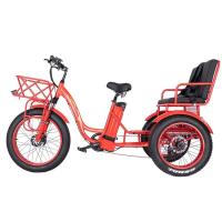 China 45KM/H Top Speed Electric Seat Tricycle with 750W Front Bafang Motor and 21AH Battery for sale