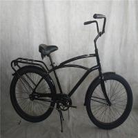 China Adult 3 Speed 24 Inch 3.0 Inch Fat Tire Beach Cruiser Bike with Double Wall Alloy Rim for sale