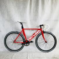 China 12KG 700C Single Speed Track Aluminum Frame Fixed Gear Bike with Carbon Fiber Fork for sale