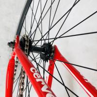 China 12KG 700C Single Speed Track Aluminum Frame Fixed Gear Bike with Carbon Fiber Fork for sale
