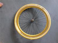 China Customized 700C Fixed Gear Bike Wheel Set with Pantone Color and 32-40H Spoke Hole for sale