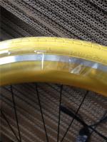 China Customized 700C Fixed Gear Bike Wheel Set with Pantone Color and 32-40H Spoke Hole for sale