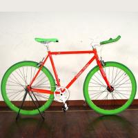 China Thickslick Tire 700C 45MM Aluminum Rim Single Speed Fixie Gear Bicycle with Steel Fork for sale