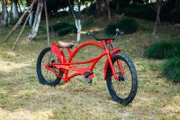 China 2.2m Long Frame Beach Cruiser Chopper Bicycle with 24