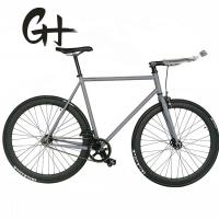 China 700C Double Wall 45MM Aluminum Rim Thickslick WTB Smooth Tire Bearing BB Set OEM Single Speed Fixie Gear Bicycle for sale