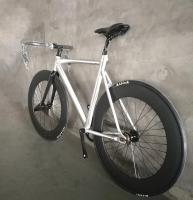 China 700C CE Light Weight Aluminum 7075 Frame Carbon Fiber Fork Single Speed Fixed Gear Bike for sale