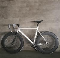 China 700C CE Light Weight Aluminum 7075 Frame Carbon Fiber Fork Single Speed Fixed Gear Bike for sale