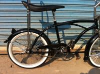 China Steel Frame 20 inch Beach Cruiser CE Single Speed Coaster Brake Lowrider Bicycle 15KG for sale