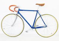 China CR-MO STEEL 4130 Lugged Frame Fork for Vintage Inner SRAM 2S Track Fixie Gear Bicycle for sale