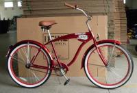 China 26 Inch Single Speed Adult Beach Cruiser Bike with Metal Tray Convenient Front Tray for sale