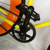 China CE Approved 700C 80MM Big Rim Colorful Single Speed Fixed Gear Bike with 1.6m Alloy Stem for sale