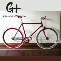 China 700C Lugged 4310 CR-MO Steel Frame Fork Vintage Single Speed Fixed Gear Road Bar Bike for sale