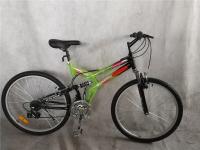 China Steel Frame 18 Speed Downhill MTB Cycle Full Dual Suspension Mountain Bike 24 for OEM for sale