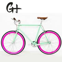 China 700C American CE CPSC Chinese Fixie Gear Single Speed Bike Length m 1.8 Steel Fork for sale