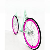China 700C American CE CPSC Chinese Fixie Gear Single Speed Bike Length m 1.8 Steel Fork for sale