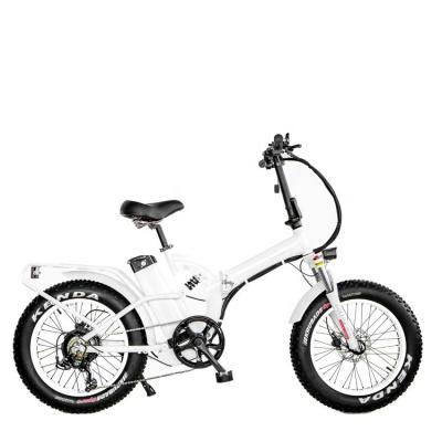 China 48V 1000W 13AH Lithium Battery Big 4.0 Fat Snow Tire Electric Folding Bike for USA Market for sale