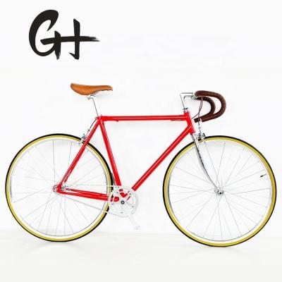 China Cr-Mo Steel Frame Fixie Bicycle with Classic Lugged Frame and 11KG Lightweight Design for sale