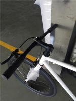 China Sleek white frame adult 700C single speed bicycle fixed gear bikes with coaster brake for sale