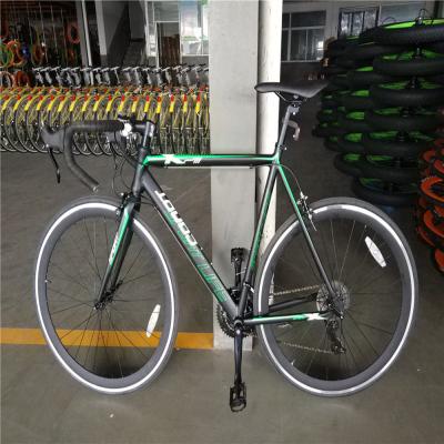 China 700C Mens Road Bicycle with Alloy Stem and 21S Disc Brake 2024 Aluminum Alloy Frame for sale